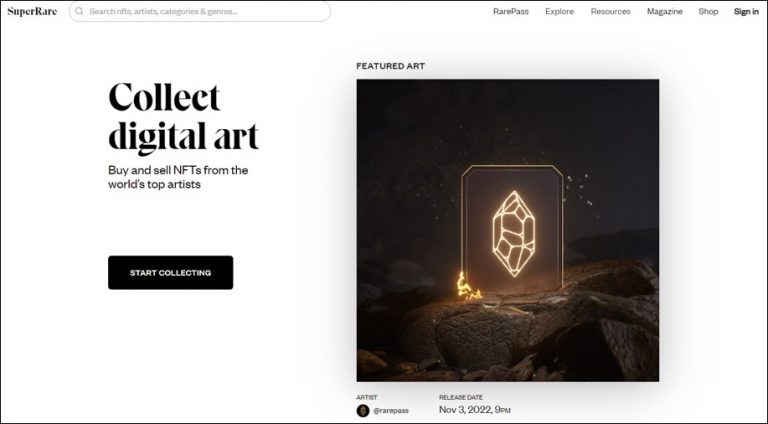 Popular NFT Marketplaces List | Shardeum