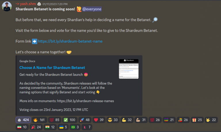 Shardeum Betanet Launch