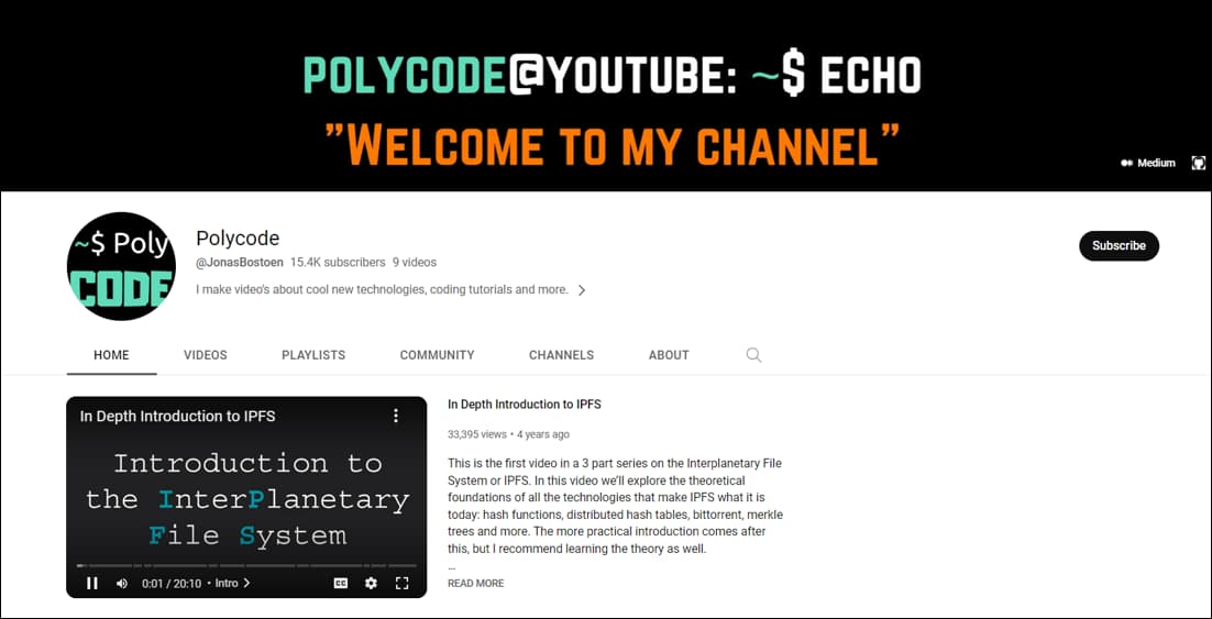 Popular YouTube Channels for Web3 Developers
