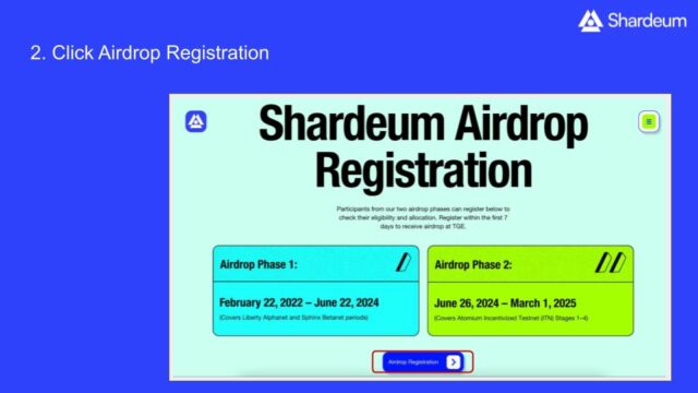 Shardeum (SHM) Airdrop Registration Tutorial | Shardeum